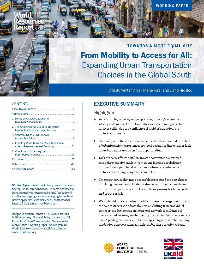 Da Mobilidade ao Acesso para Todos | UrbanShift